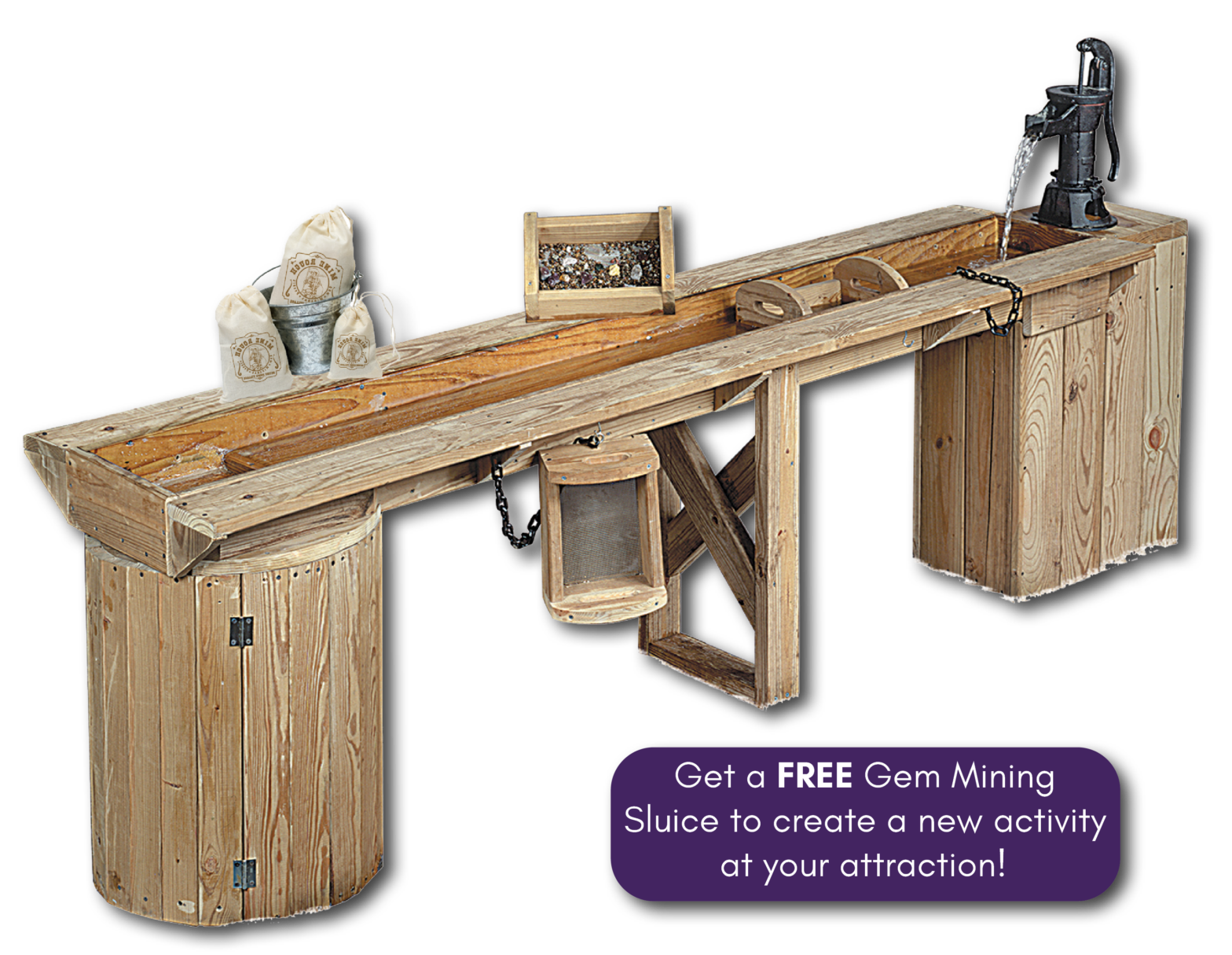 Gem Mining Sluice – Squire Boone Village