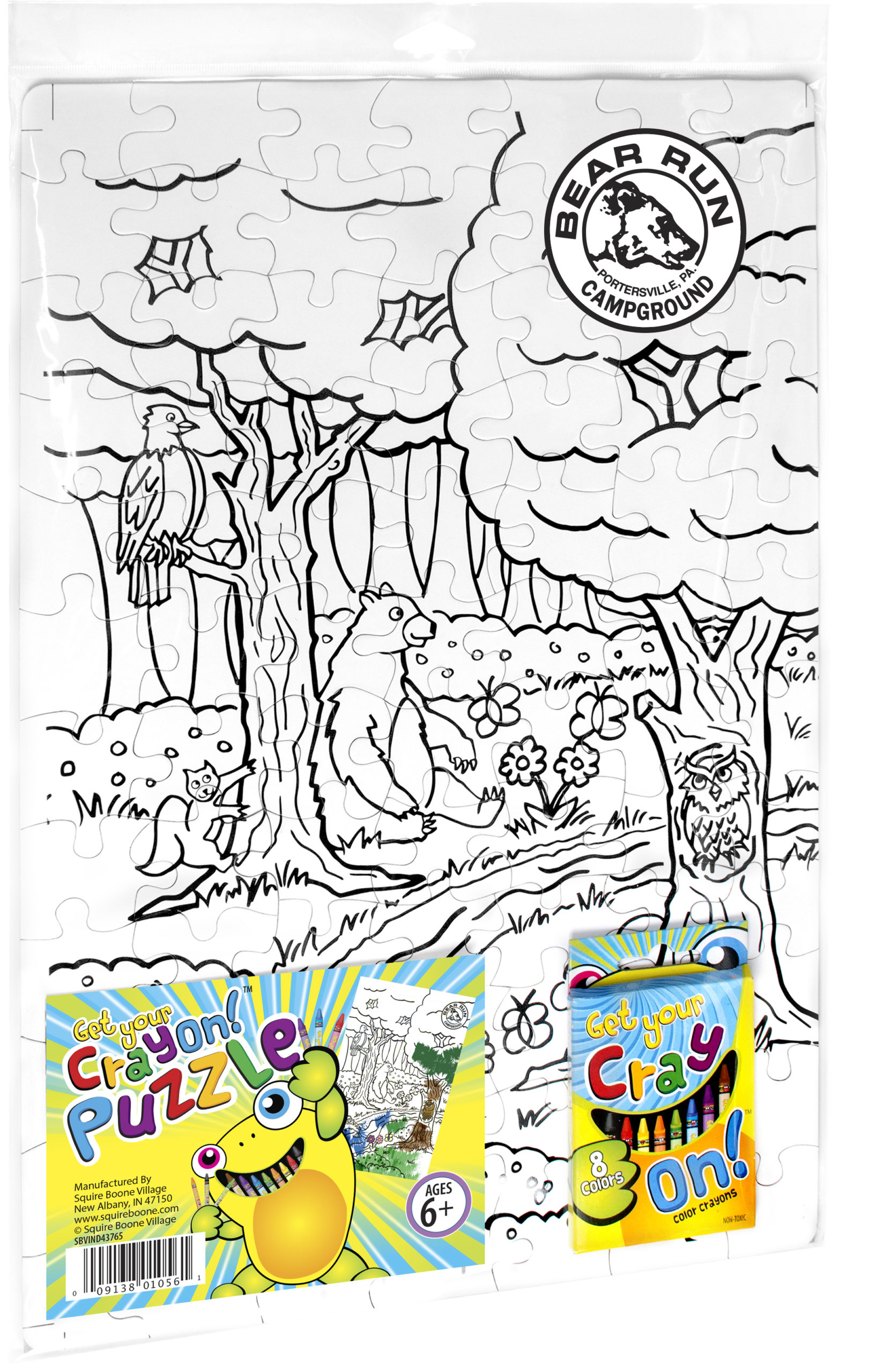Get Your Cray On!®Coloring Puzzles – Squire Boone Village