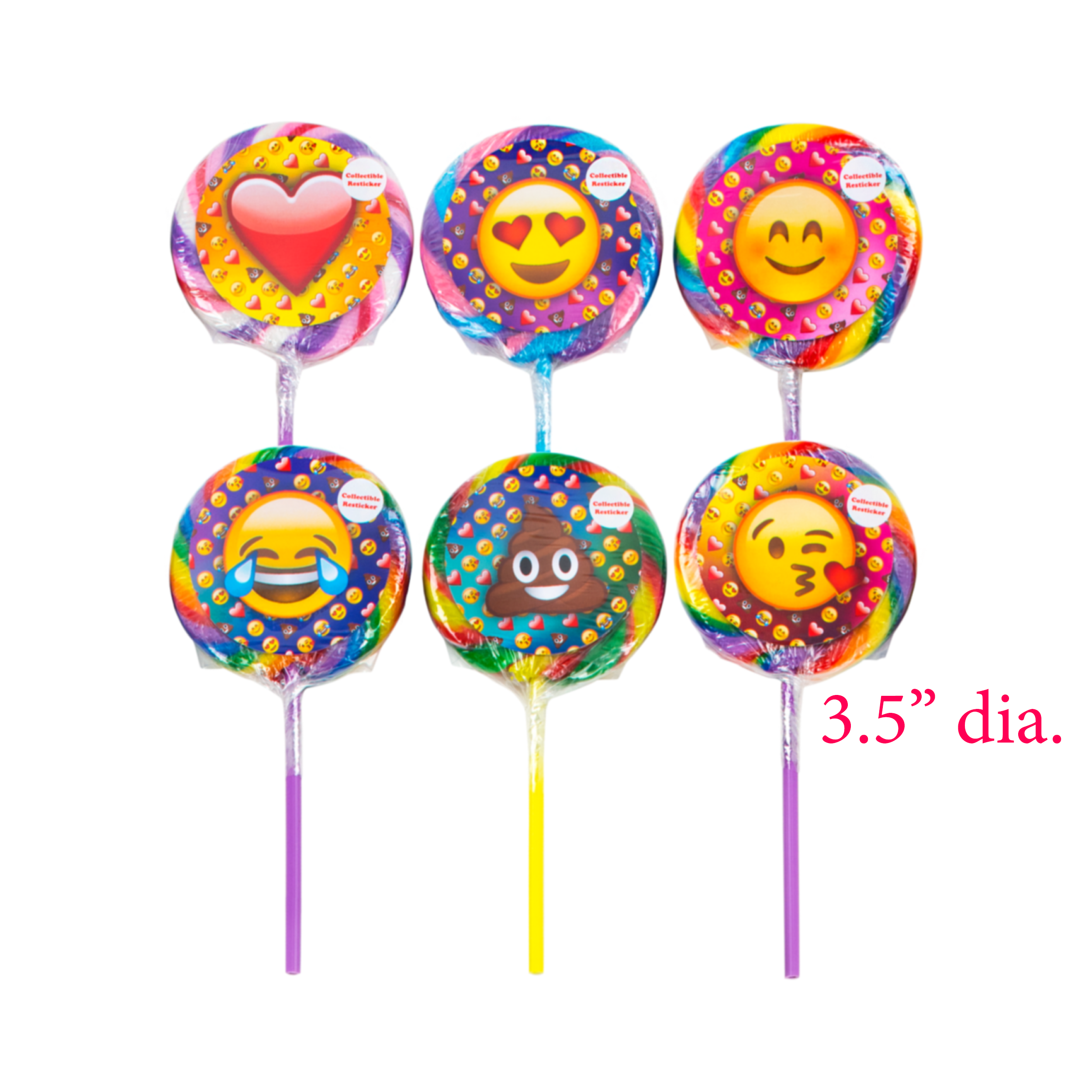 Emoji Resticker Lollipops® – Squire Boone Village