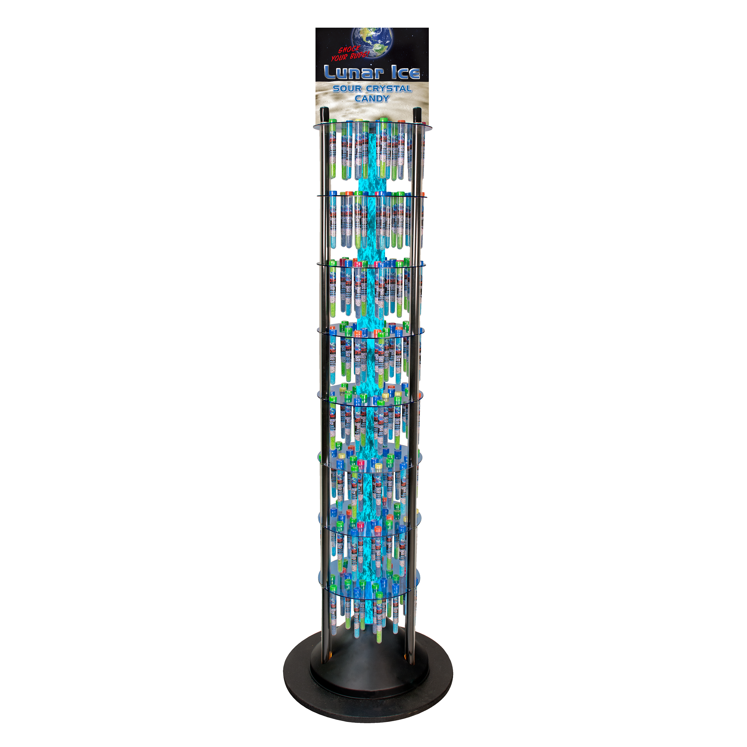 Lunar IceShock Your Buds®Bubble Action Floor Display – Squire Boone Village